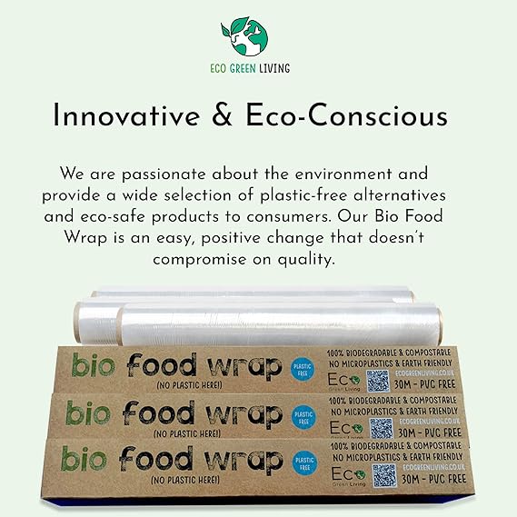Compostable Cling Film Without The Plastic - Recycled Packaging - 3 x ...